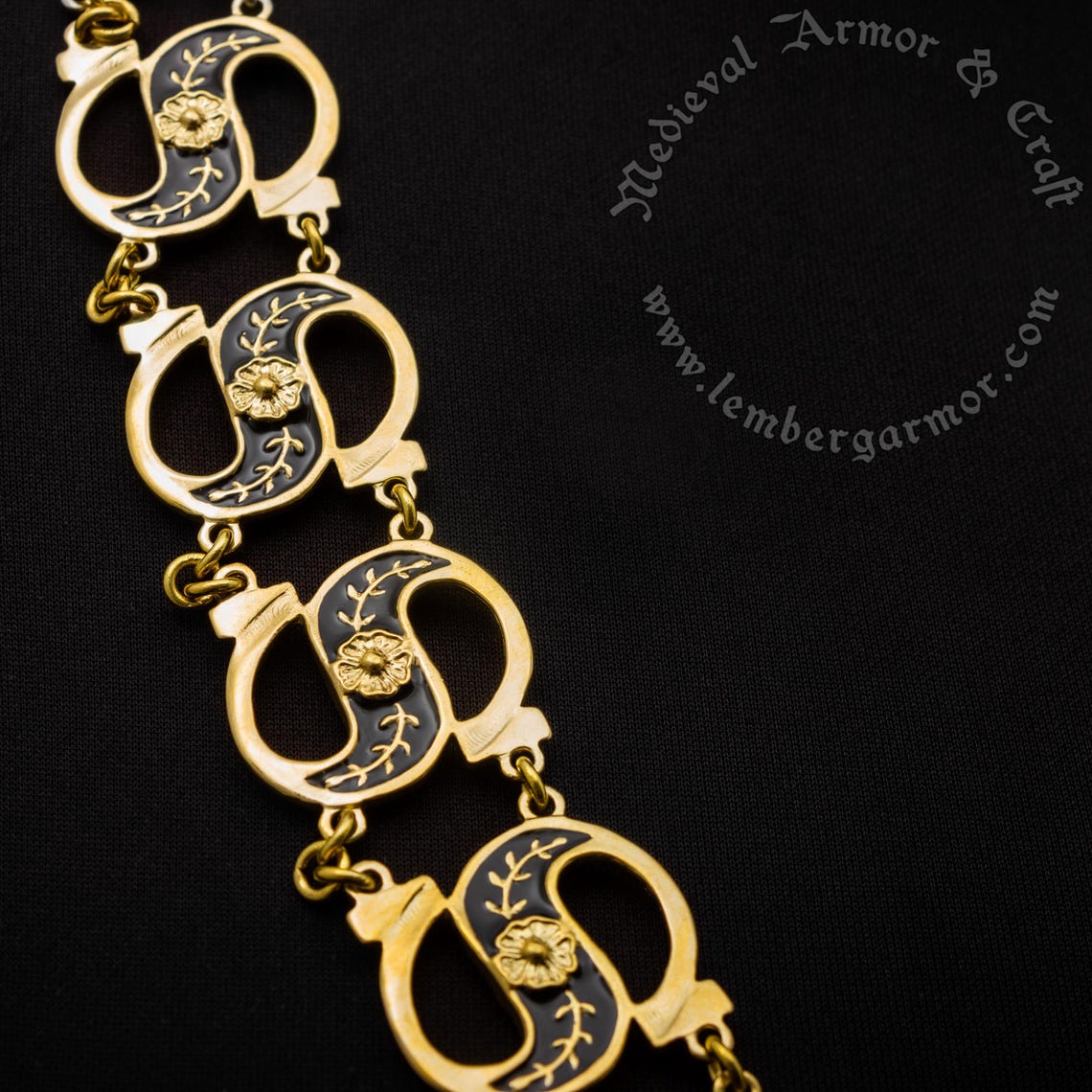 Medieval Livery Chain of Office: Brass Replica of the Collar of Esses ...