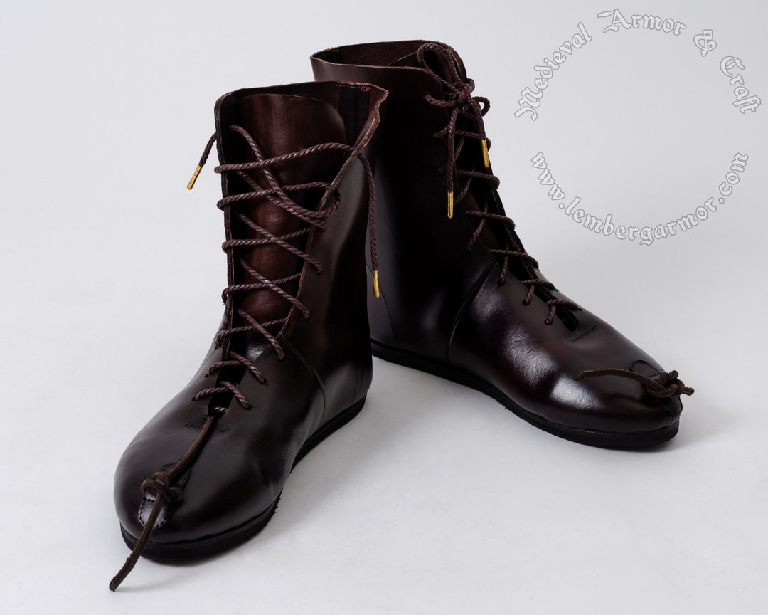 Buhurt Shoes With Straps for the Sabatons. Unisex Medieval Combat Boots ...
