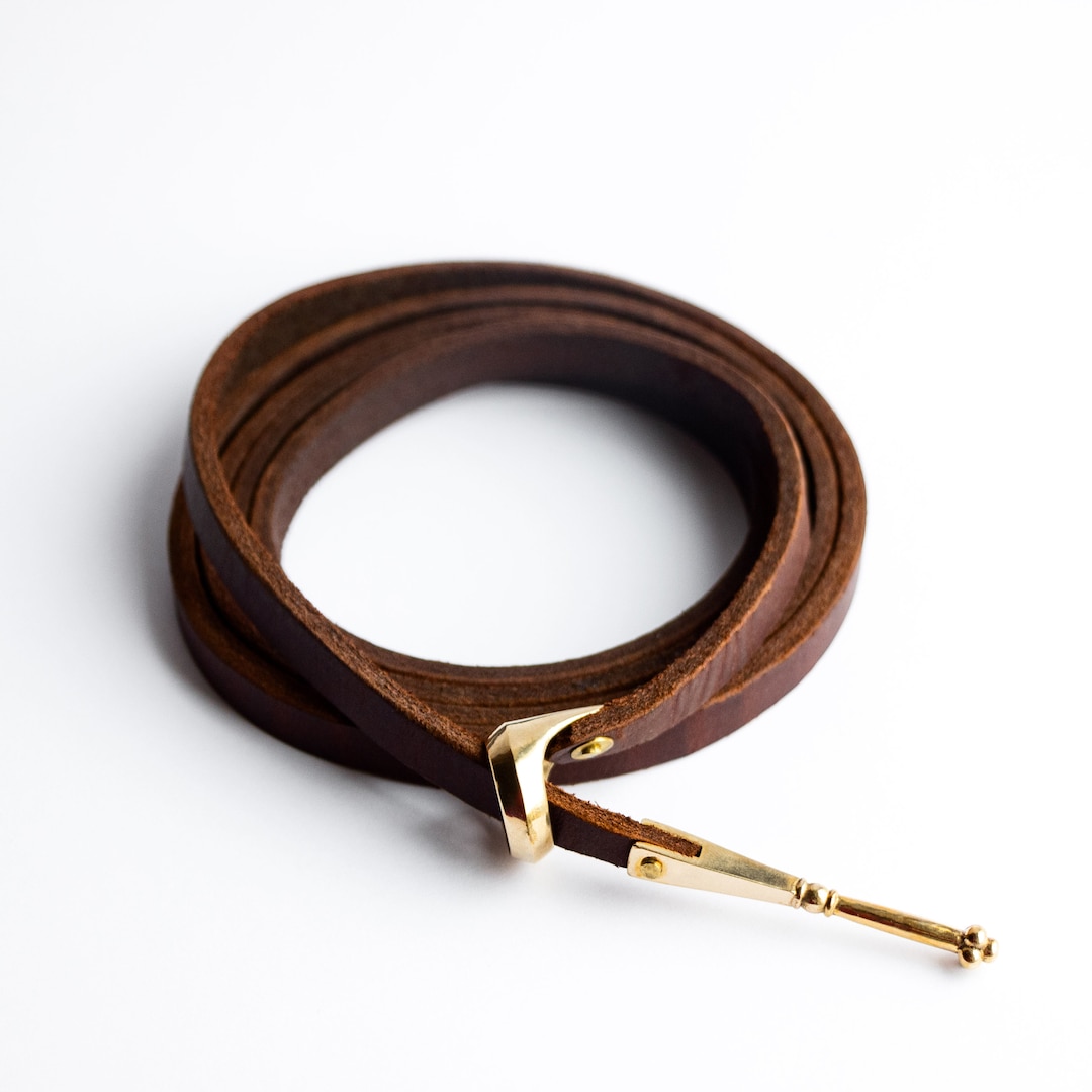 Hedeby Thin Leather Belt, Viking Reenactment 10th Century. Place of ...