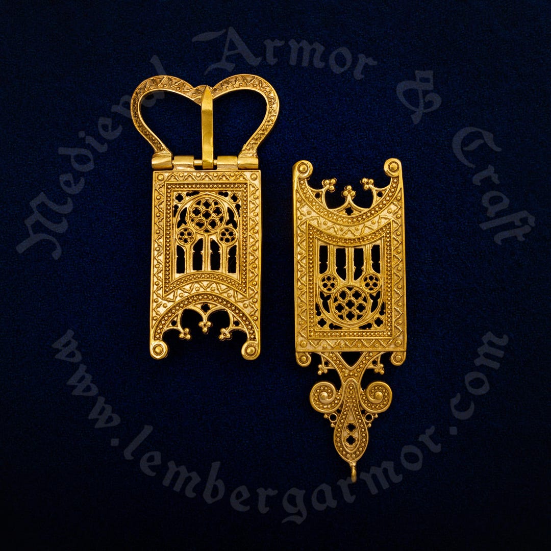 Medieval Casting Belt Set Replica 15th Century, Belgium. Suitable for a ...