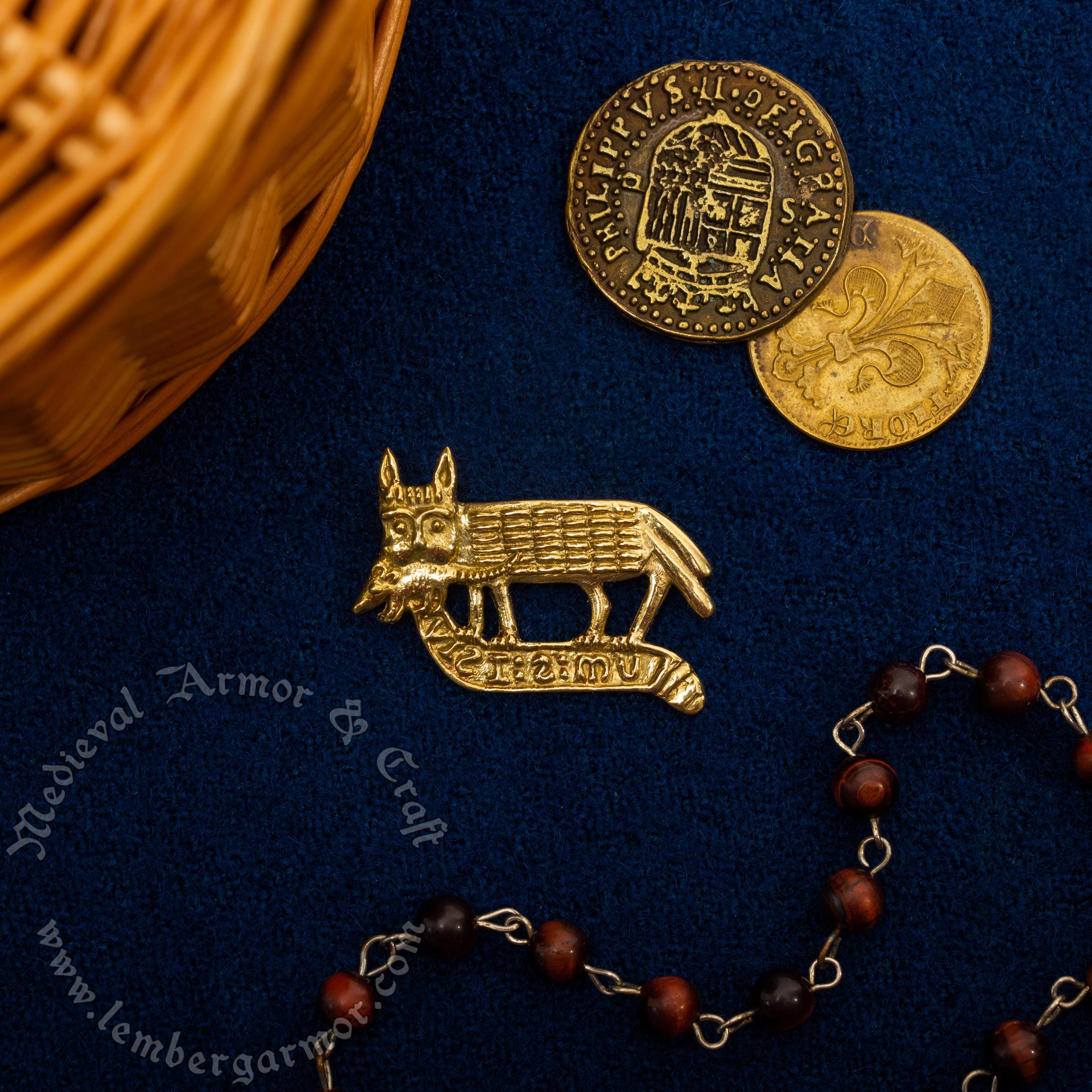 Medieval Pilgrim Badge "visis Mu" ("i’ve Caught the Mouse") Replica of ...