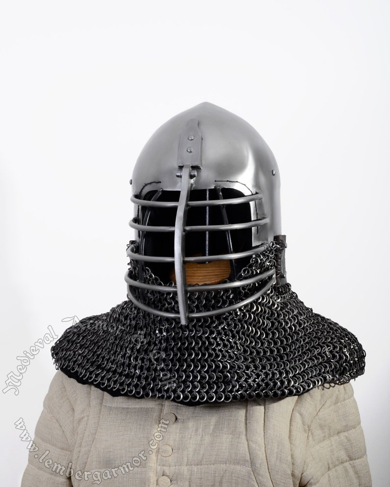 Wolf Ribs Helmet for Buhurt Full-contact Steel Fight. - Etsy