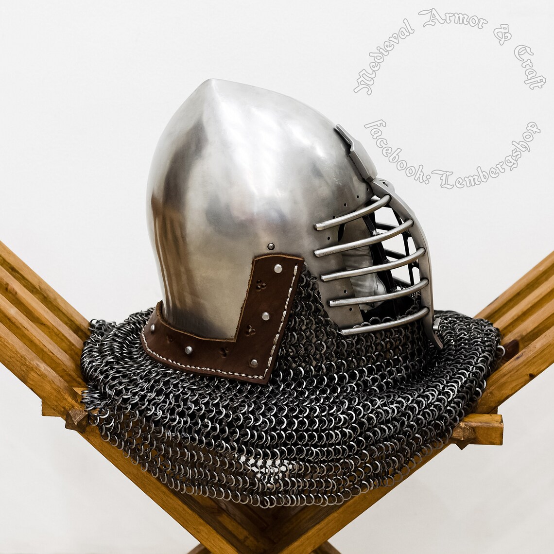 Wolf Ribs Buhurt Helm for Full-contact Steel Fight. - Etsy