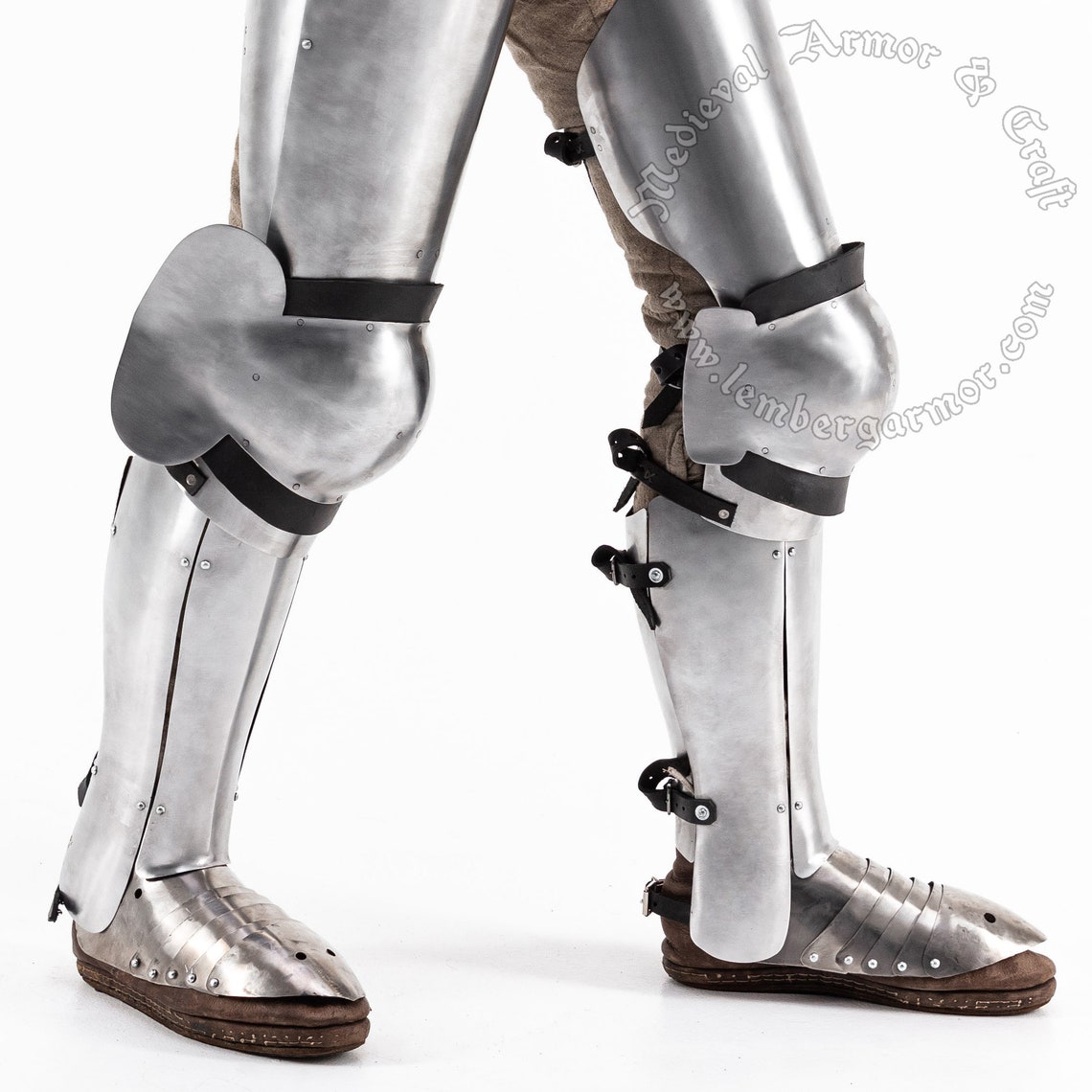 Closed Anatomical 4-parts Greaves. - Etsy