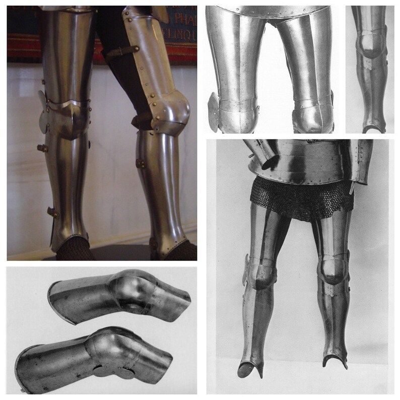 Set of Plate Legs chuburg Knight for Buhurt. A Set | Etsy