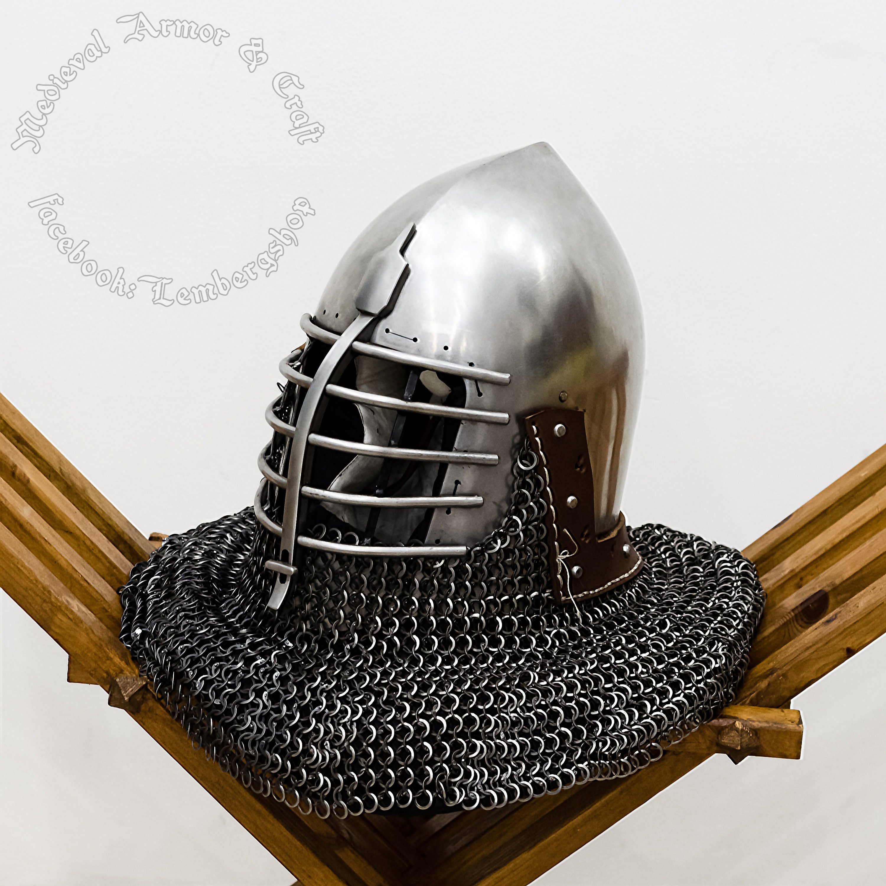 Wolf Ribs Buhurt Helm for Full-contact Steel Fight. - Etsy