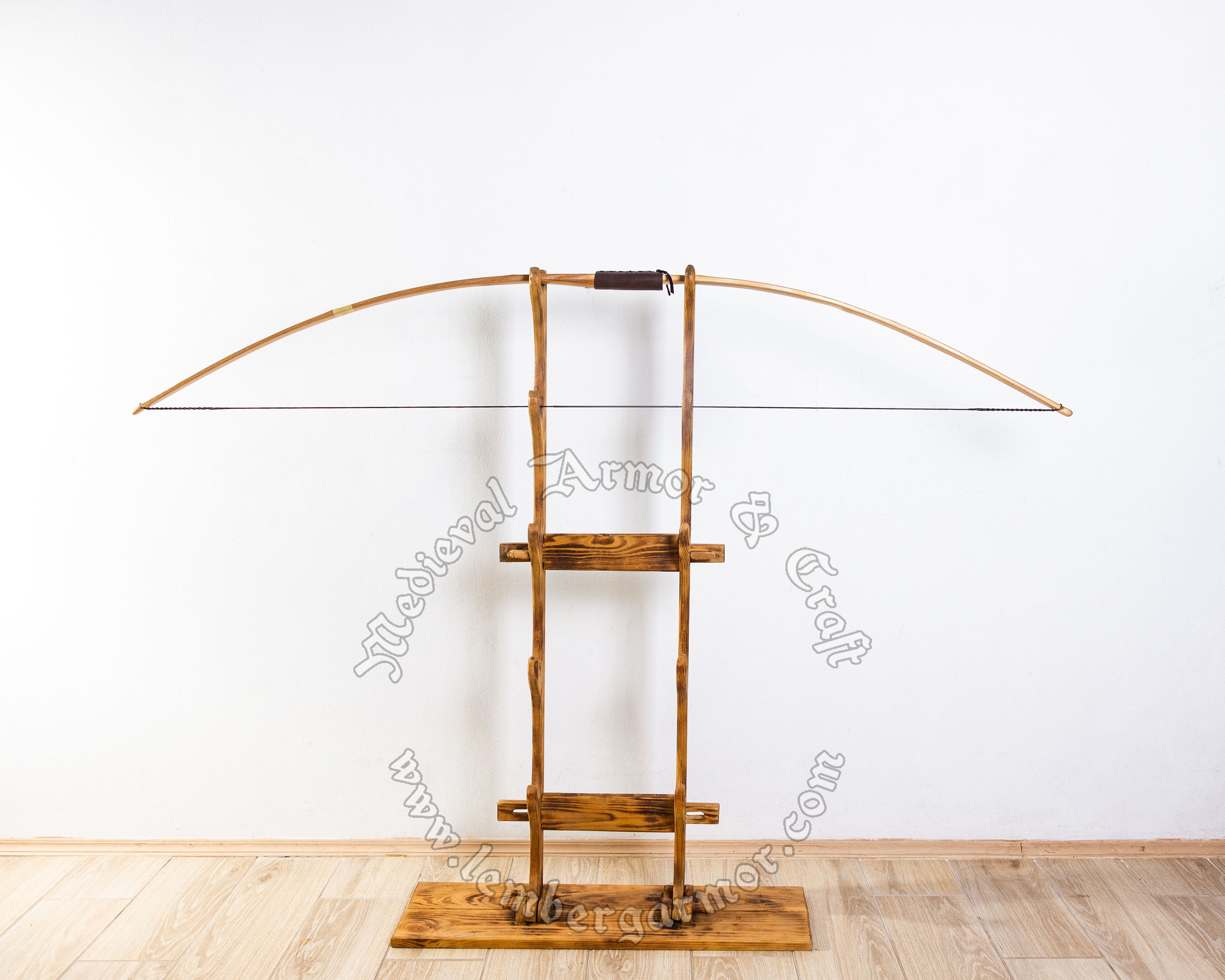 Straight wooden bow for traditional archery Bard. | Etsy