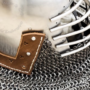 Wolf Ribs Buhurt Helm for Full-contact Steel Fight. Reenactment 14th ...