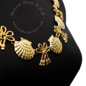 Replica of Medieval Livery Collar With Scallop Shells and Double Knots ...