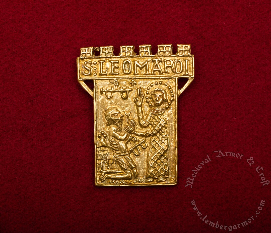Saint Leonard of Noblat Medieval Badge Replica. Pilgrim Pin for a Hat ...
