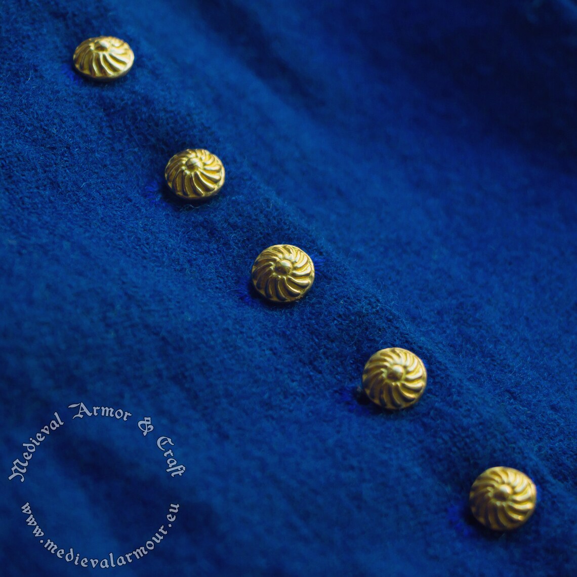 Medieval Gold brass Buttons 14th-15th Centuries for the | Etsy