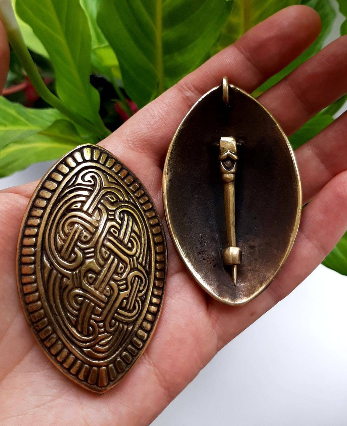 Viking Tortoise Fibula. Finland, Reenactment 11th-12th Century. Brooch ...