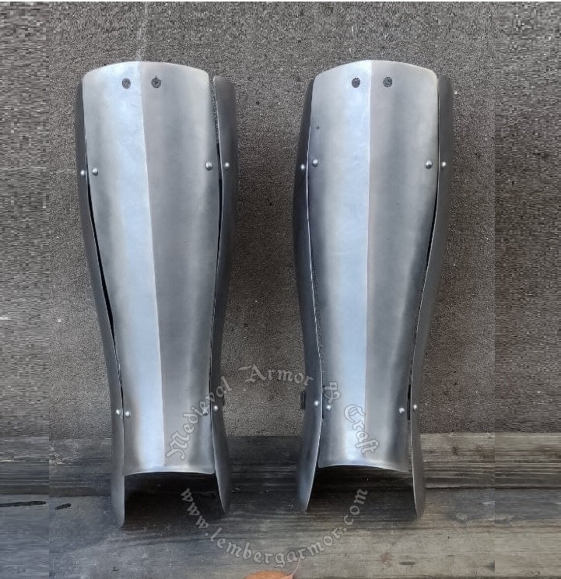 Closed Anatomical 4-parts Greaves. - Etsy