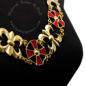 Medieval Livery Collar, Brass Chain of Office With Fleur-de-lis, and ...