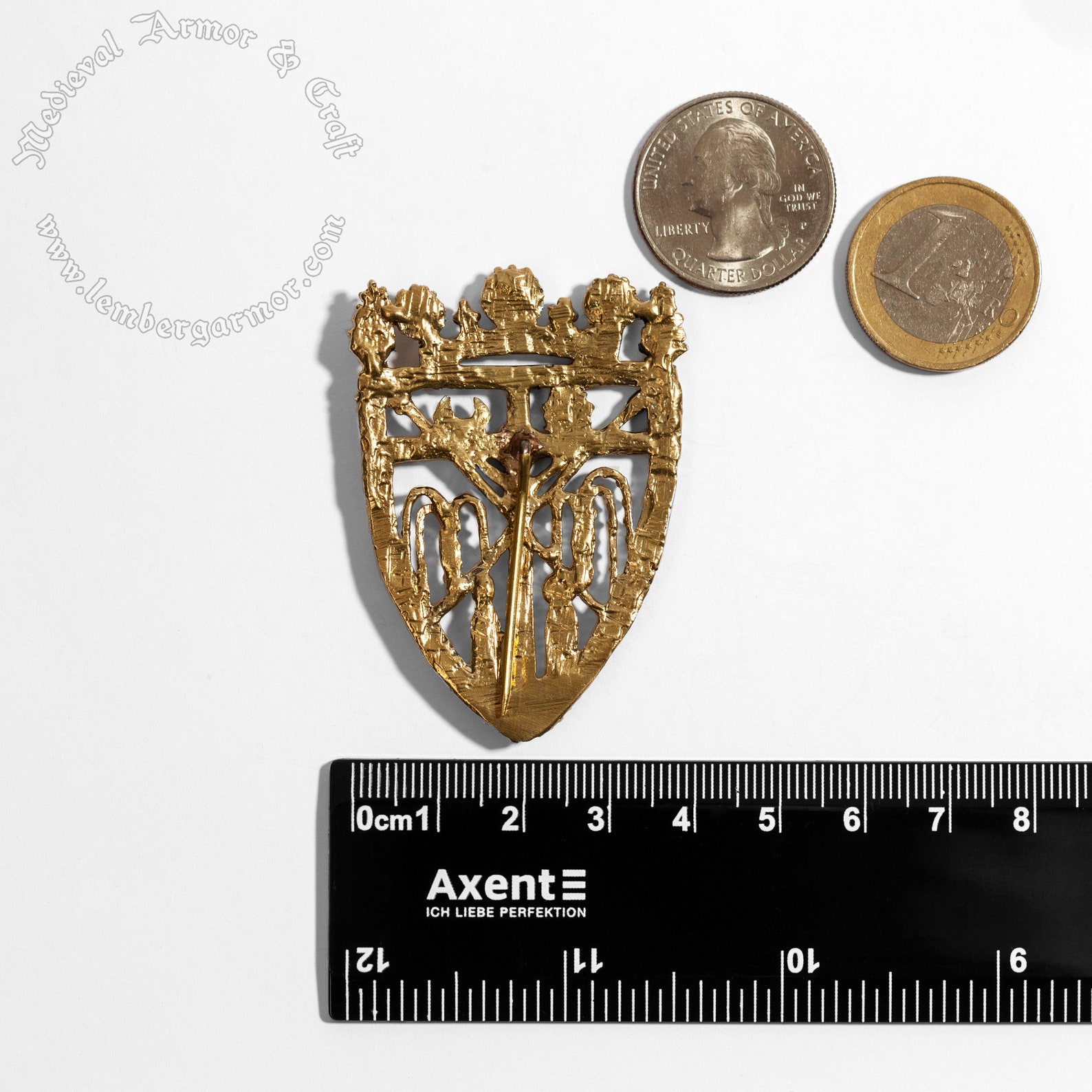 Crucifix as a Shield. Medieval Badge Museum Replica Brook Wharf, London ...