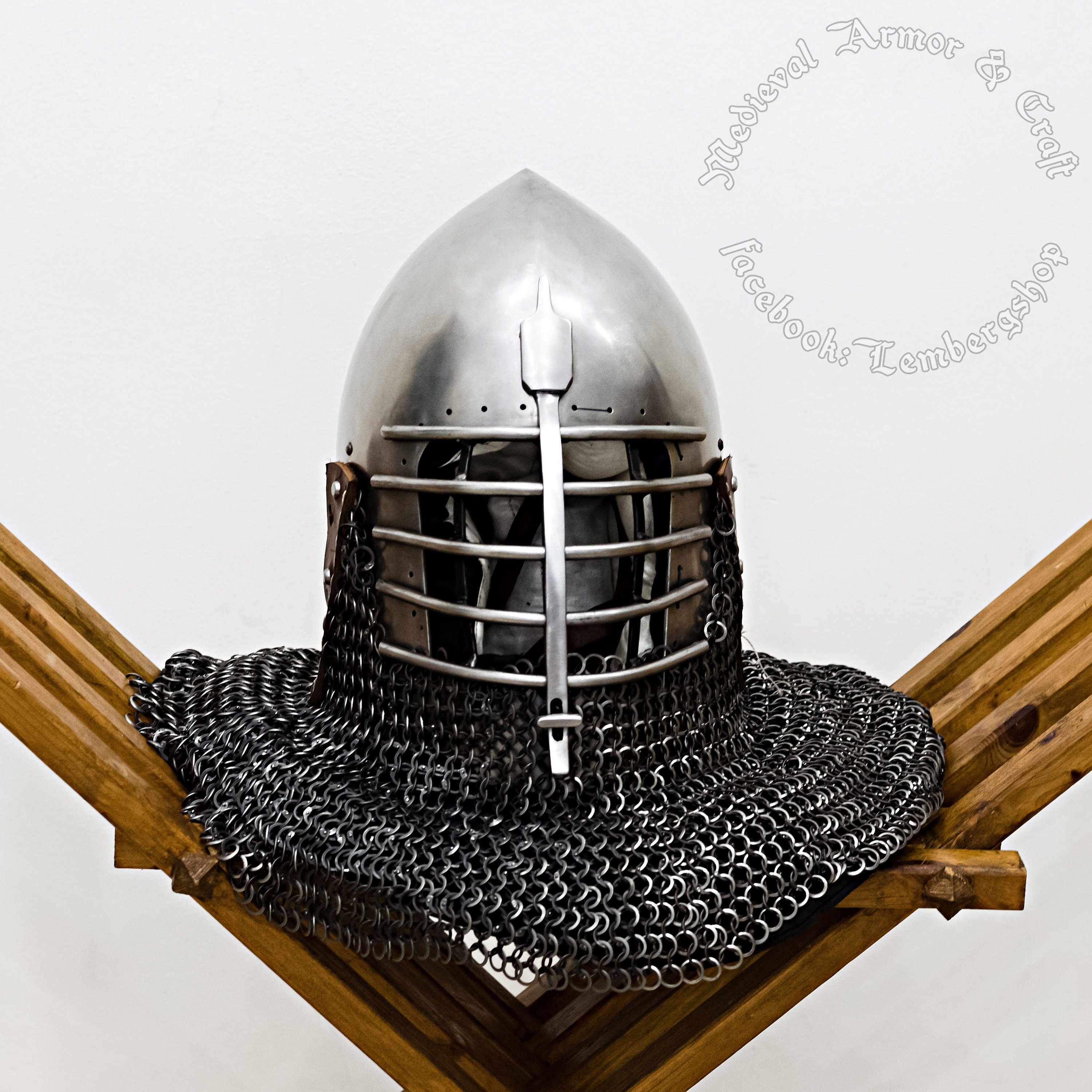 Wolf Ribs Buhurt Helm for Full-contact Steel Fight. - Etsy