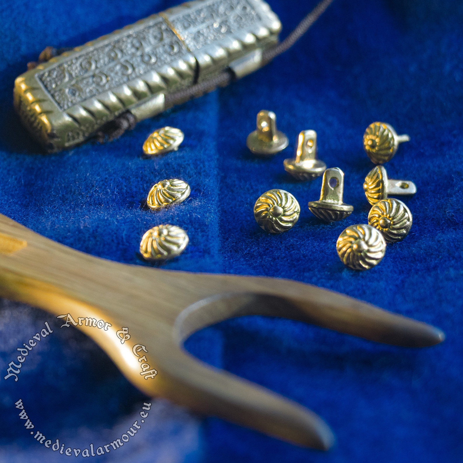 Medieval Gold brass Buttons 14th-15th Centuries for the | Etsy