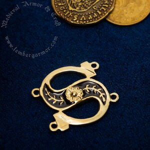 Medieval Livery Chain of Office: Brass Replica of the Collar of Esses ...