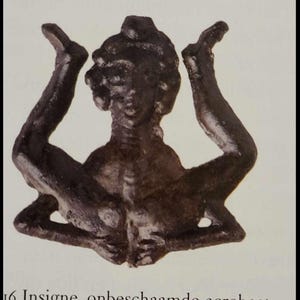 Cheeky Acrobat Medieval Badge. Pilgrim Pin for a Hat or a Cloak, for ...