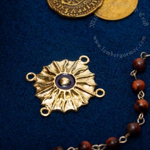 Medieval Livery Collar, Brass Chain of Office With Roses and Suns in ...