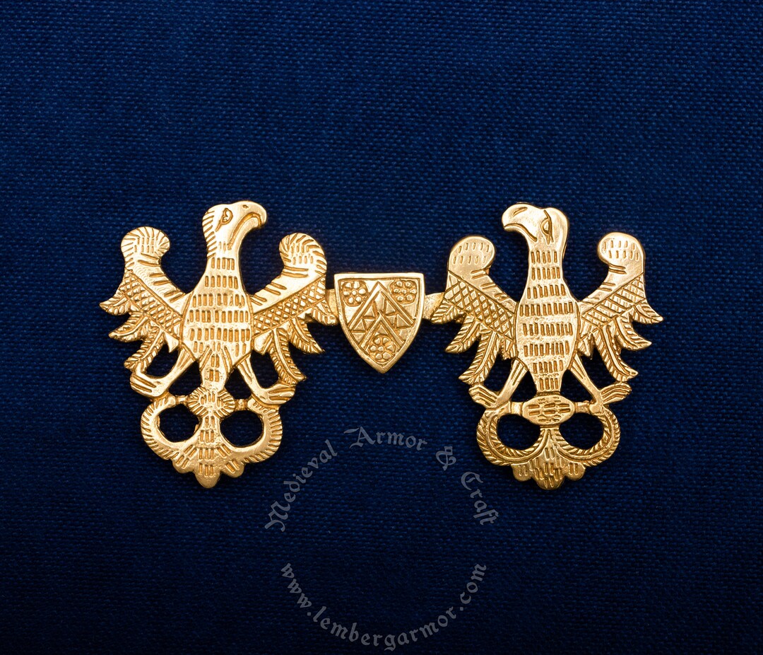 Gold Clasp Closure for Medieval Costumes of Western Europe (germany ...