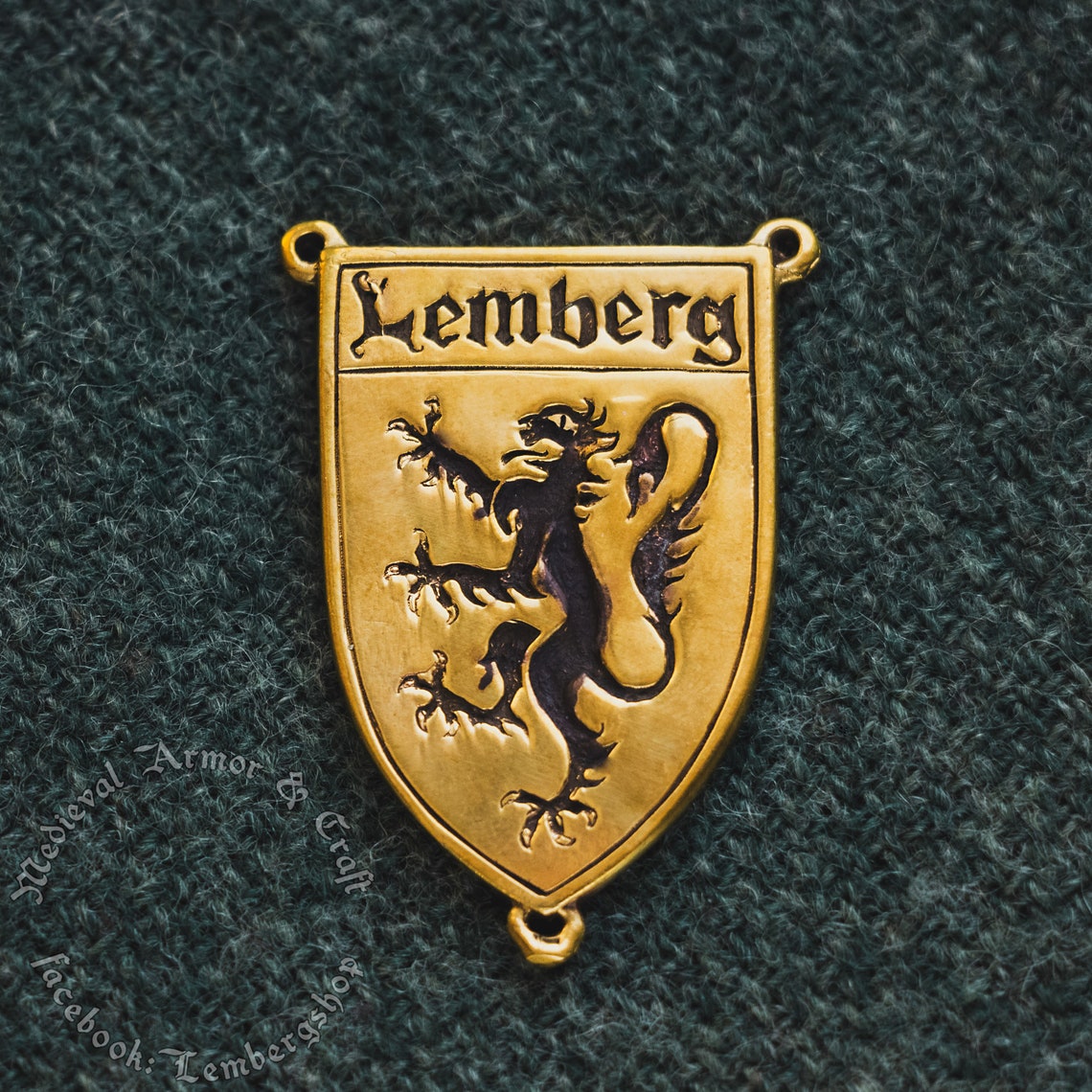 Stand With Ukraine. Ukrainian Reenactment Badge(brass) With Lemberg ...