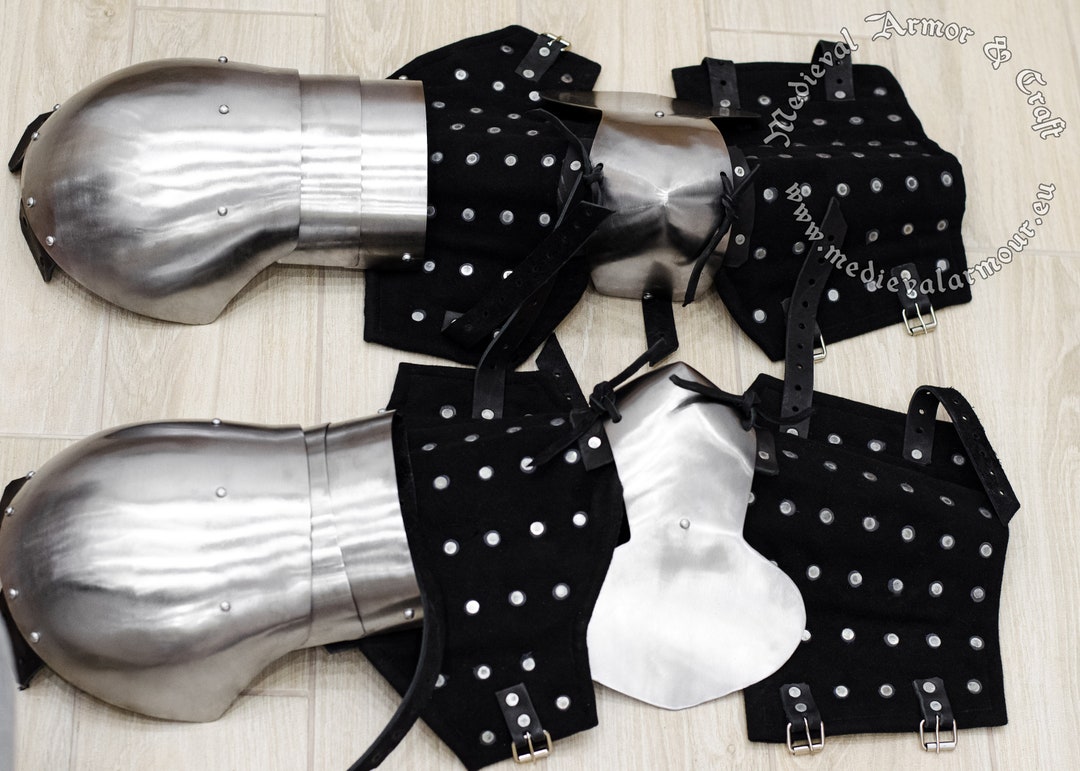 Medieval Arm Protection for Full-contact Combat. Brigandine Arms and ...