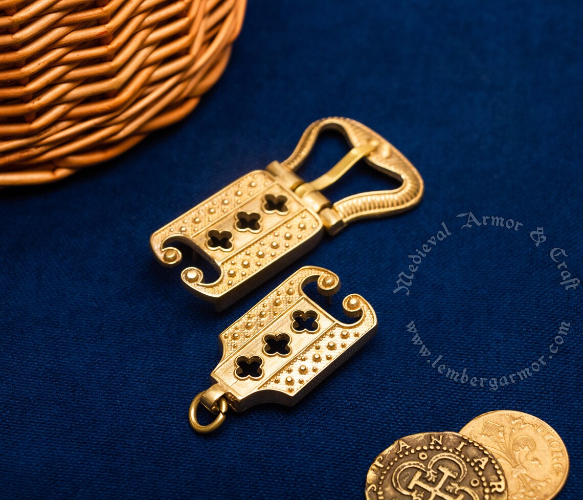 Medieval Casting Belt Set Replica 15th Century, England. Suitable for a ...