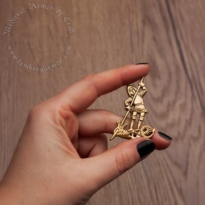 St George Medieval Badge Replica. Pilgrim Pin for a Hat or a Cloak, for ...