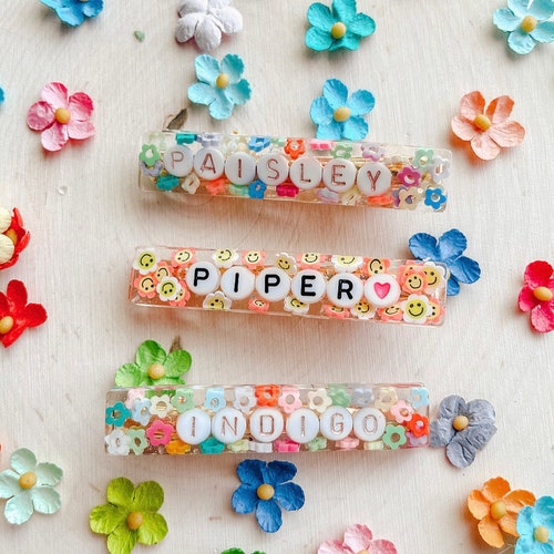 Custom Resin Hair Clip | Etsy