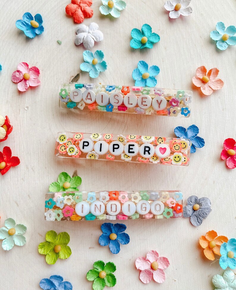 Custom Resin Hair Clip | Etsy