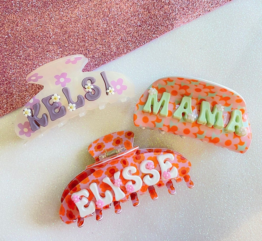 Custom Claw Clip - Etsy