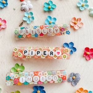 Custom Resin Hair Clip | Etsy