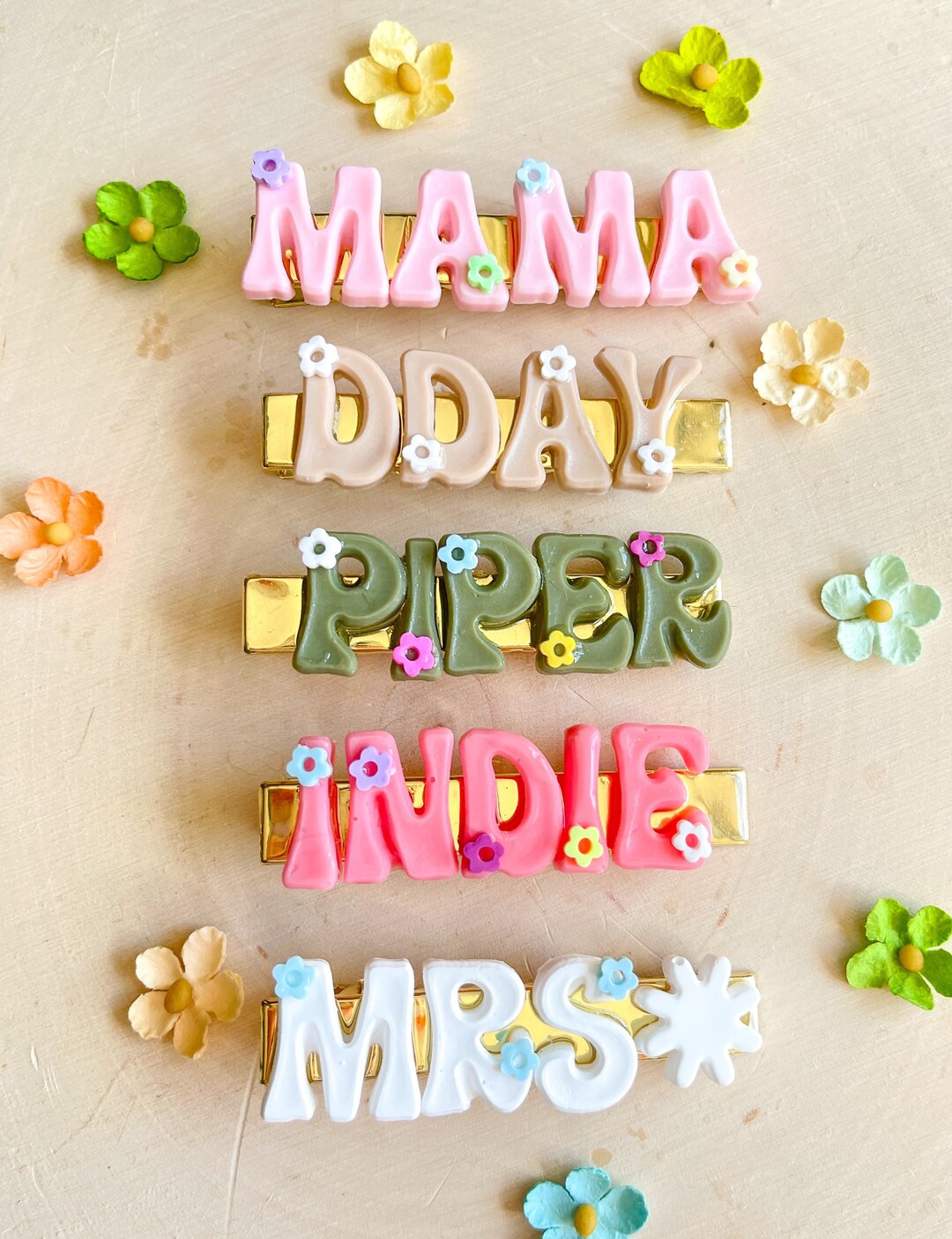 Groovy Custom Hair Clip - Etsy