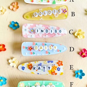 Custom Resin Hair Clip - Etsy