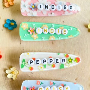 Custom Resin Hair Clip - Etsy