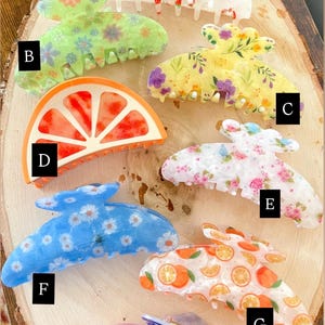 Custom Claw Clip - Etsy