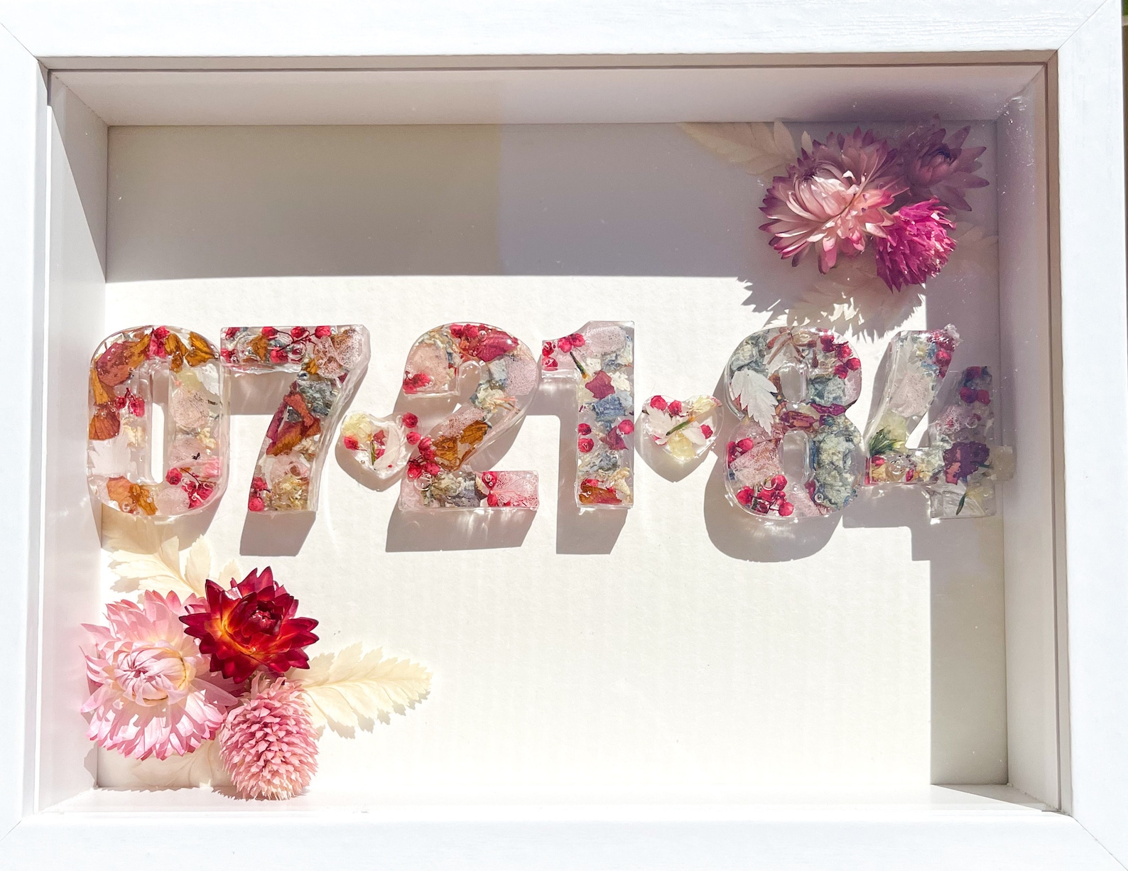 Resin Date Shadow Box - Etsy