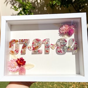 Resin Date Shadow Box - Etsy