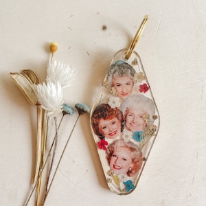 Golden Girls Wildflower Keychain - Etsy