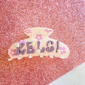 Custom Claw Clip - Etsy