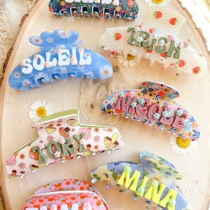 Custom Claw Clip - Etsy