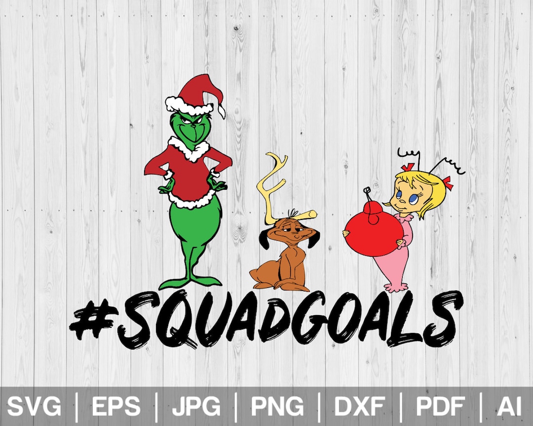 Grinch Friends Friends SVG Grinch and Cindy Lou Who Grinch PNG - Etsy