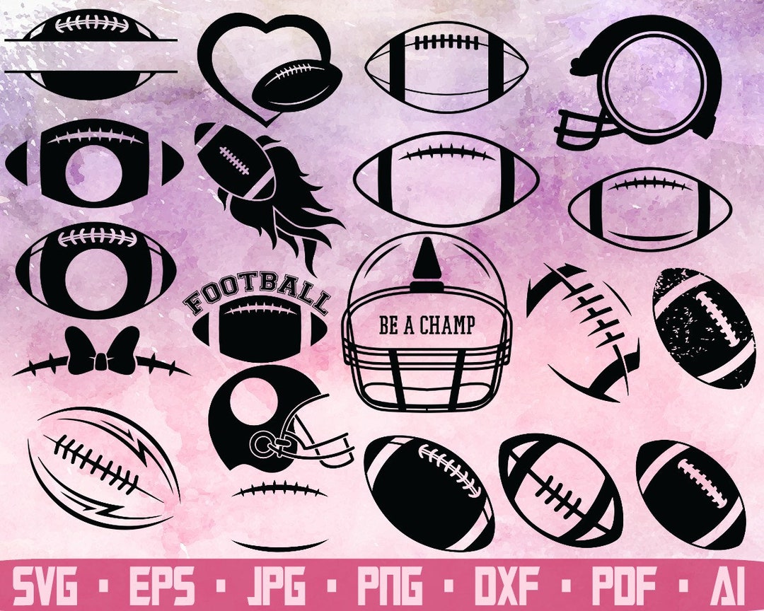 20 American Football Football Svg Football Football Cricut Sport Svg ...