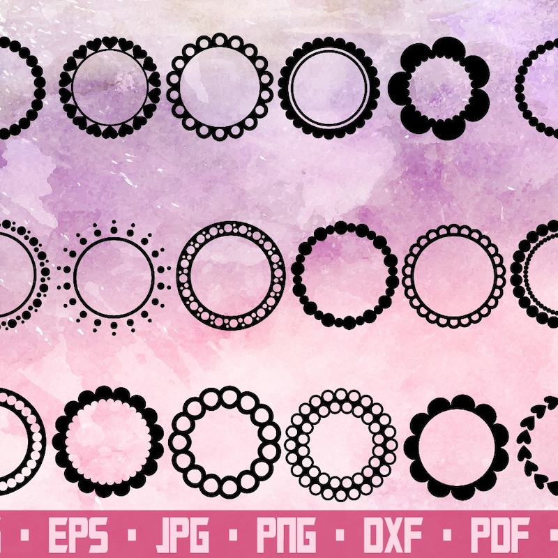 Circle Svg - Etsy