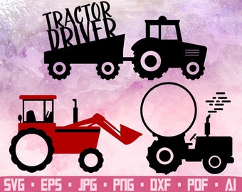 Compact Utility Tractor Svg Tractor Svg Farming Svg Tractor - Etsy