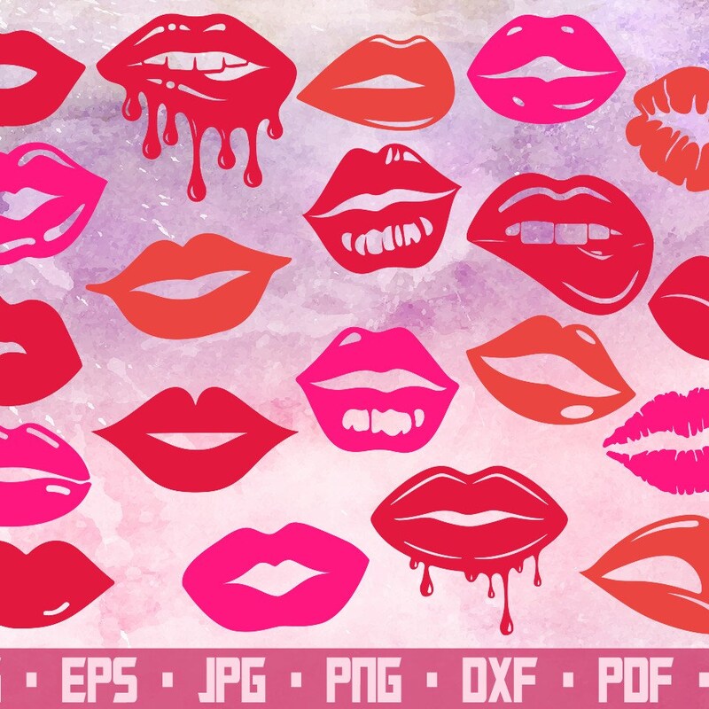 Lip Print - Etsy