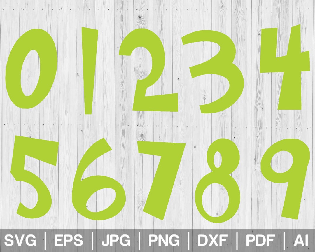 Advent Calendar Grinch Christmas Numbers Grinch Advent Numbers Grinch ...