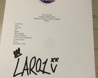 The Kid Laroi Autograph - Etsy