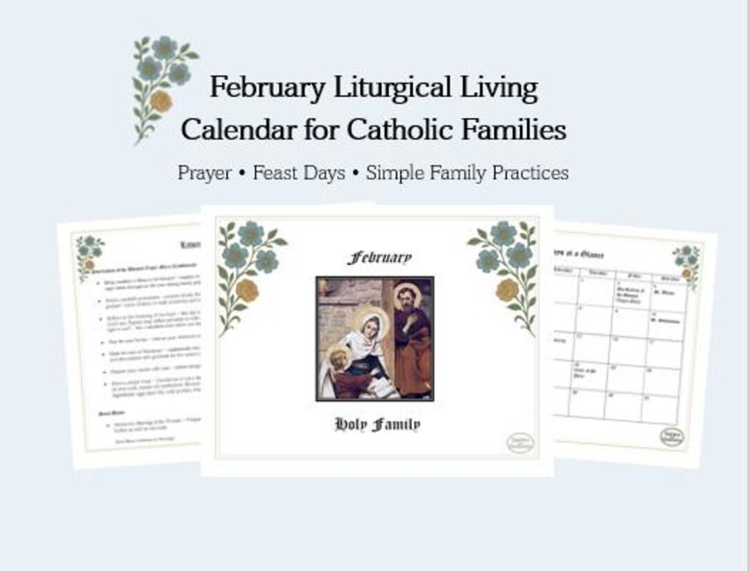 February Liturgical Living Guide | Catholic Calendar, Feast Days ...